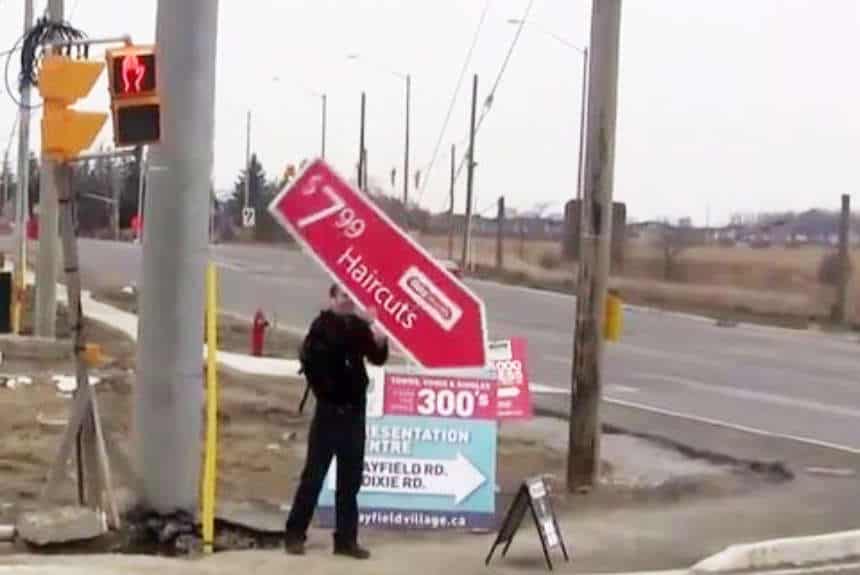 Human Billboards & Directional Signs Spinners Toronto | Wild On Media